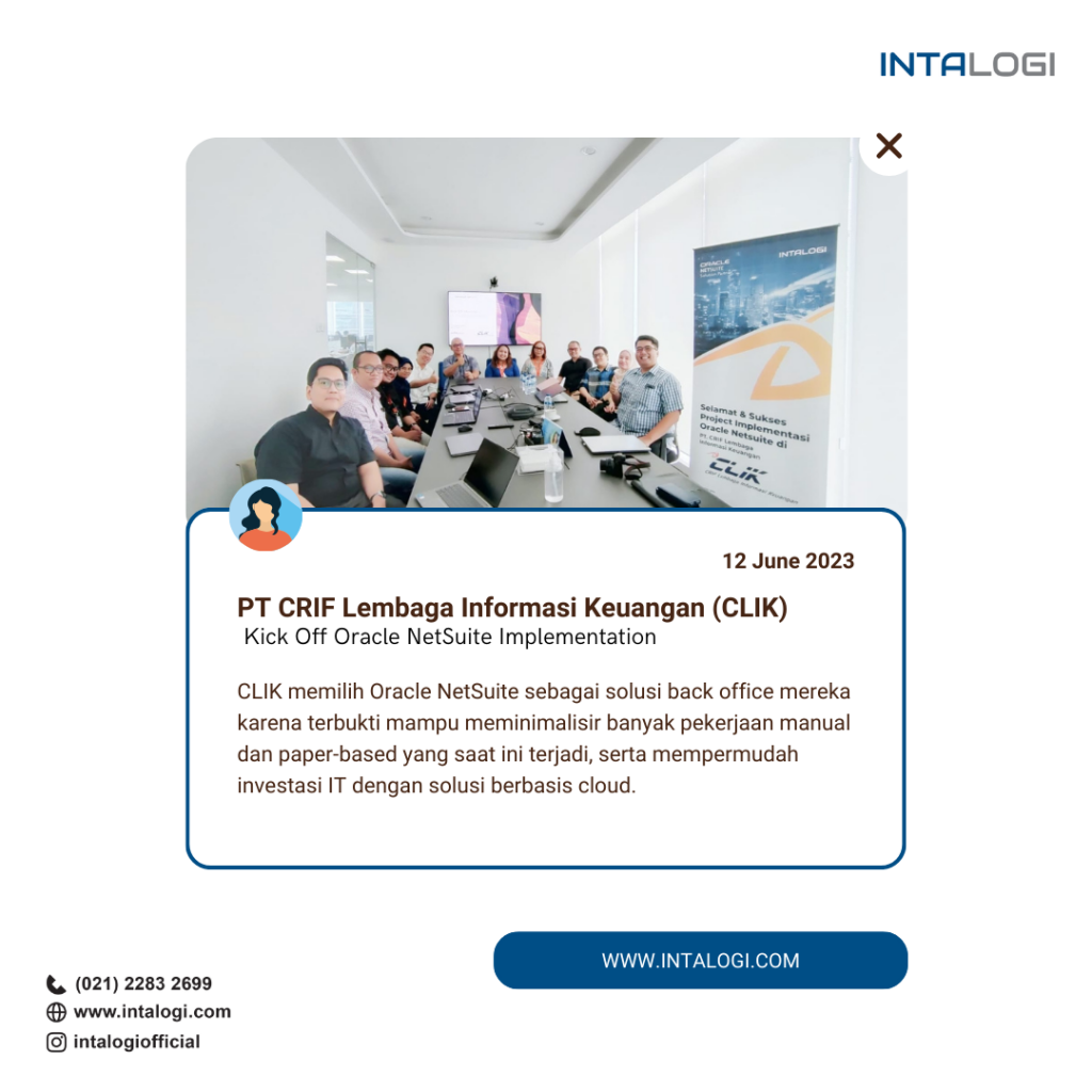 Oracle NetSuite Cloud ERP - Intalogi