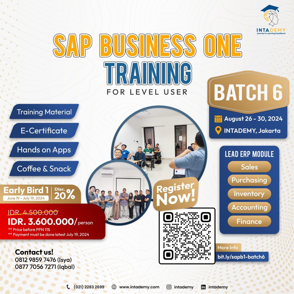 Intademy - SAP B1 Training for Level User - Intalogi
